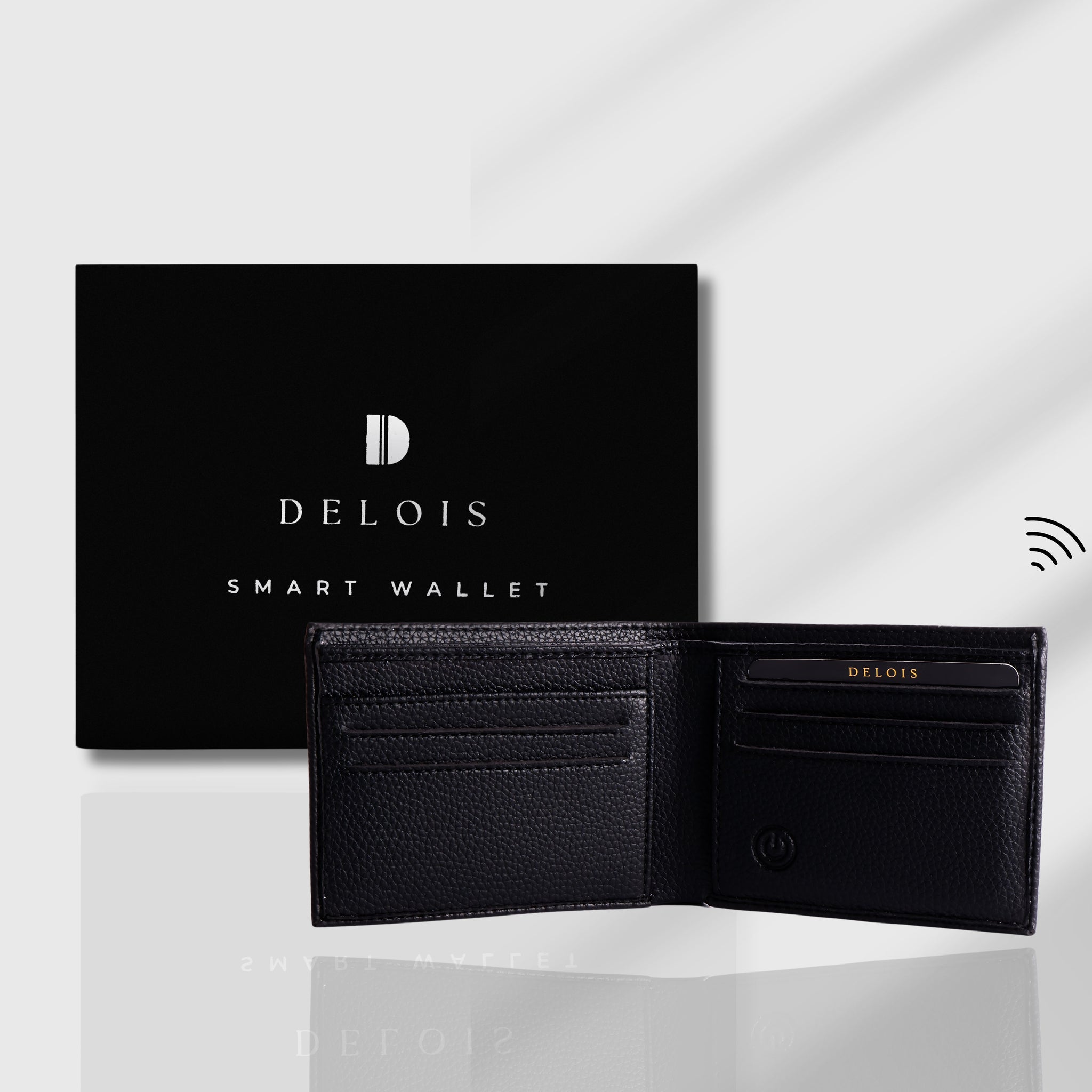 Track X Black Trackable Smart Wallet – Delois
