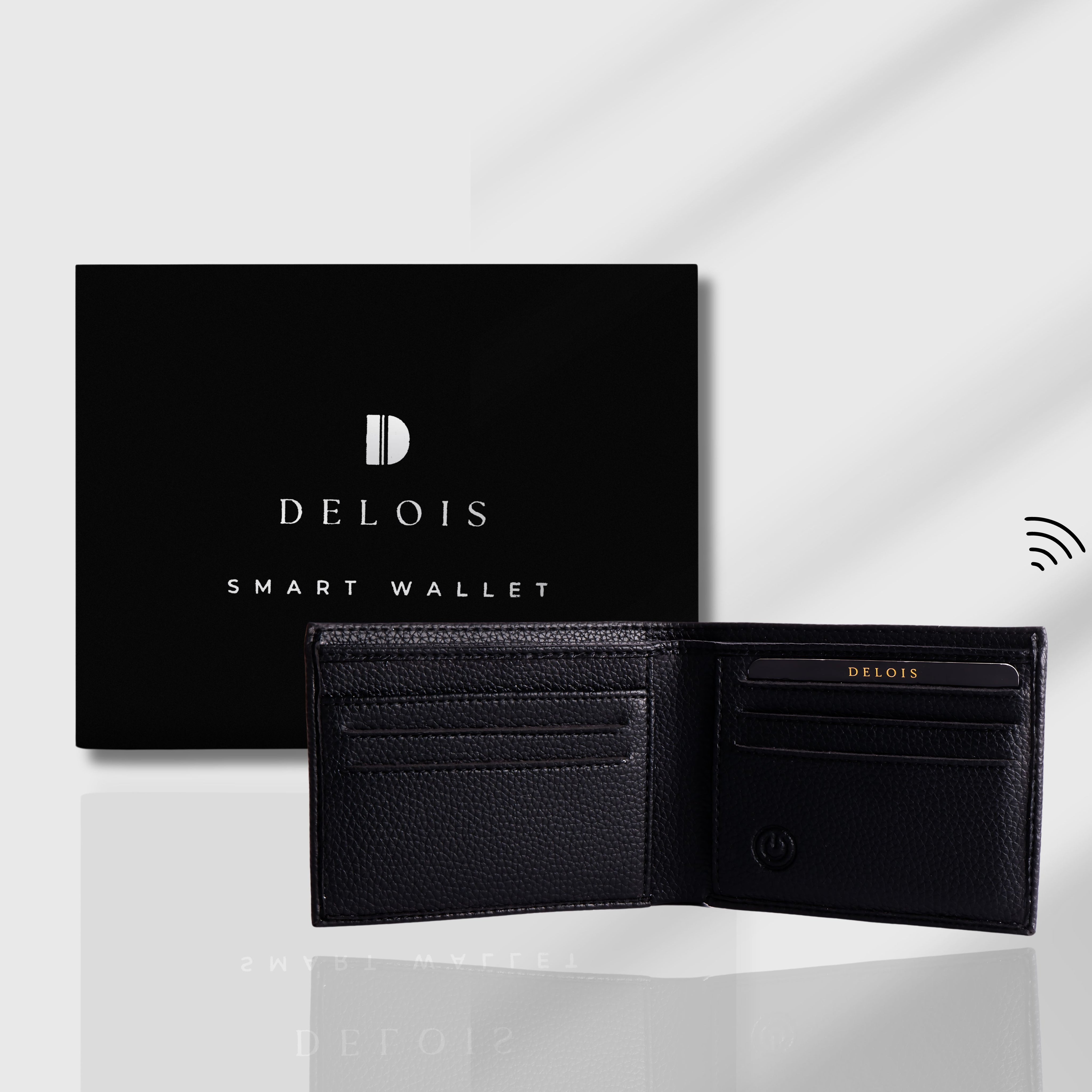 Track X Black Trackable Smart Wallet – Delois