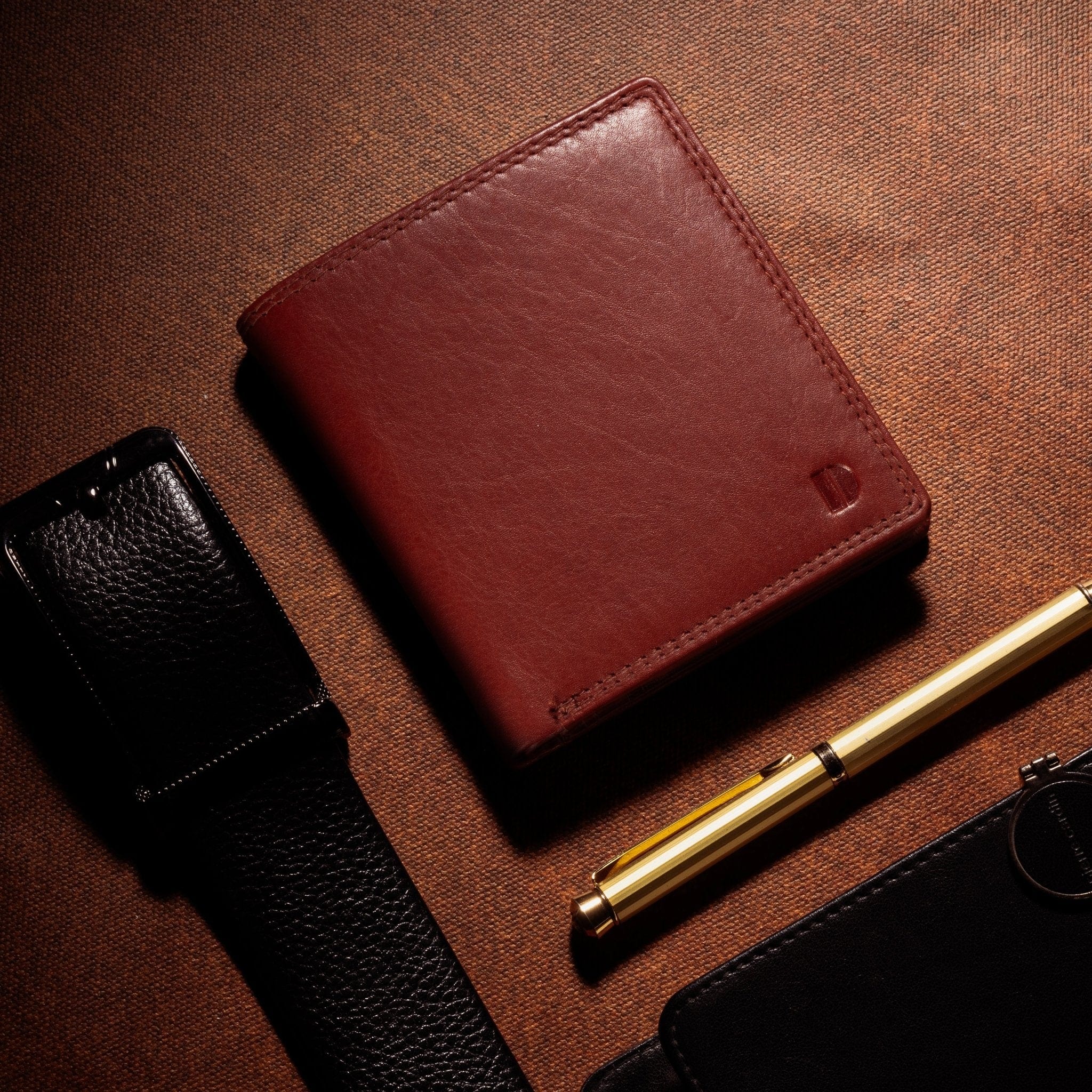 RFID Wallet Scarlet Brown – Delois